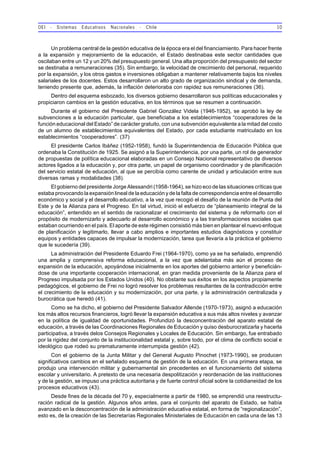 Evolucion historica de la educacion en c hile cristian cox | PDF