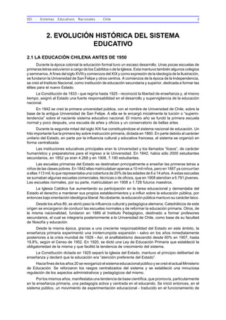 Evolucion historica de la educacion en c hile cristian cox | PDF