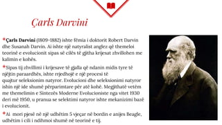 Teoria e evolucioni | PPTX