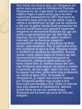 Evolucioni historik i globalizmit | PPTX