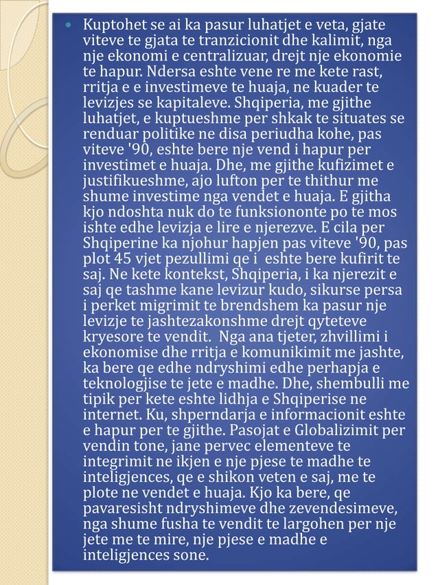 Evolucioni historik i globalizmit | PPTX