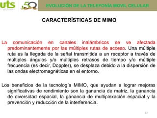 Evolucion telefonia movil celular | PPT