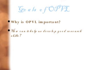 OPVL Common Mistakes | PDF | Homework and Study | Education