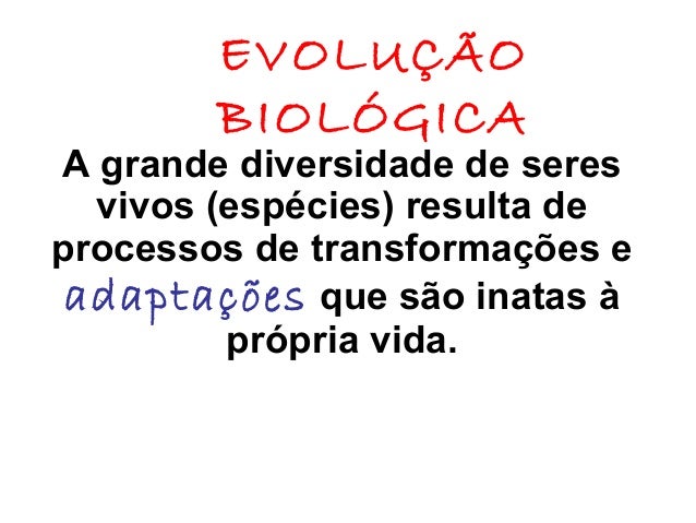 Evolução Biológica
