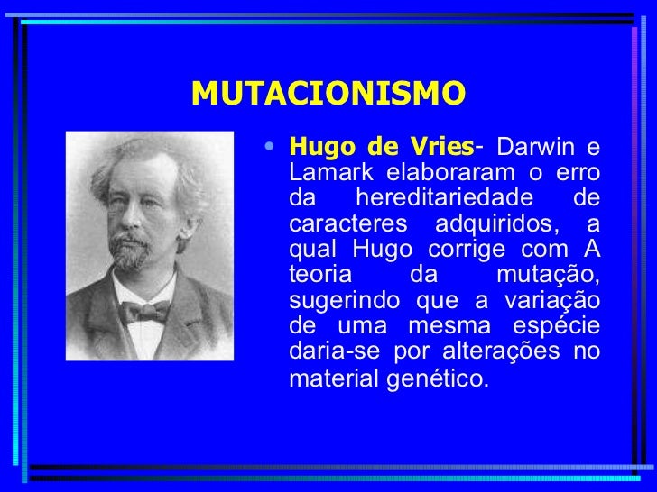 Evolução das espécies.