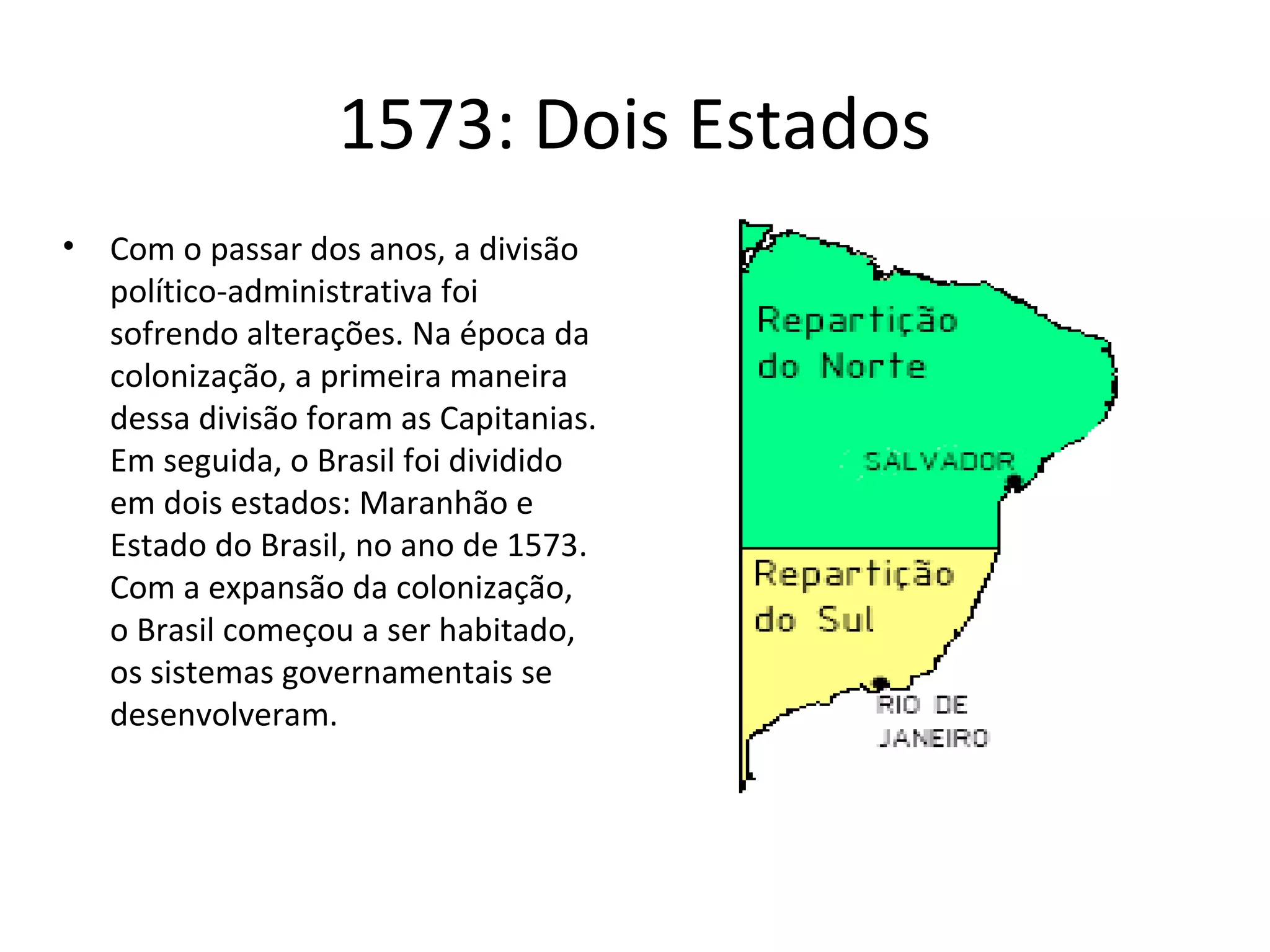 Evolução territorial do brasil em mapas (1534 atual | PPT