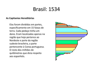 Evolução territorial do brasil em mapas (1534 atual | PPT