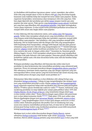Evolusi | DOC