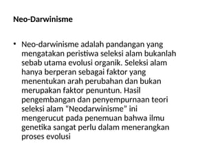 Teori-teori Evolusi pengetahuan QDJR.ppt