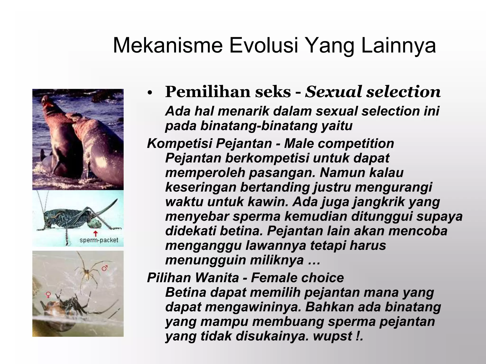 Evolusi dan Asal Usul Kehidupan | PPT