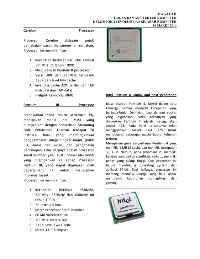 Evolusi dan sejarah komputer | PDF