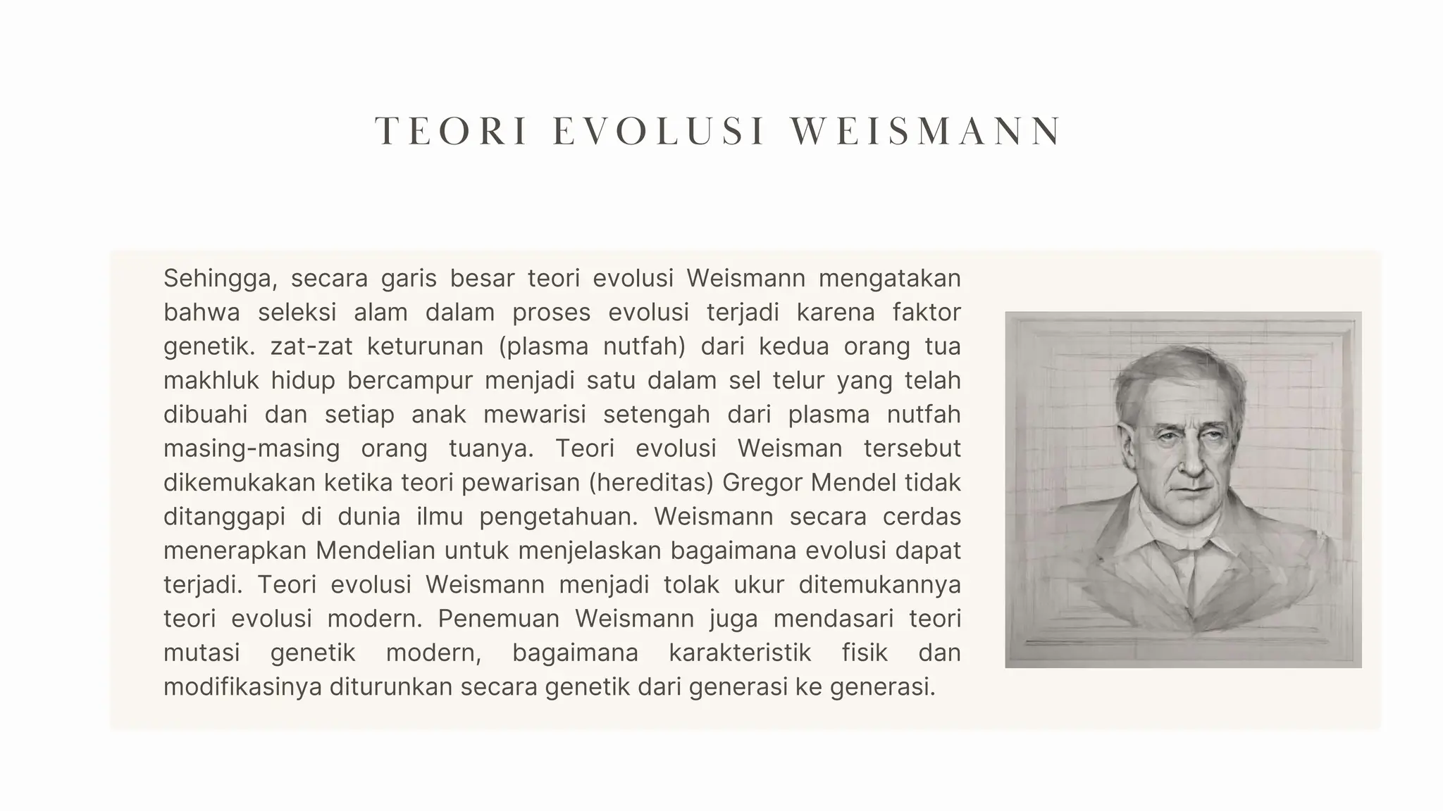 Evolusi untuk sebuah kelompok 1 ya gitu la | PPT
