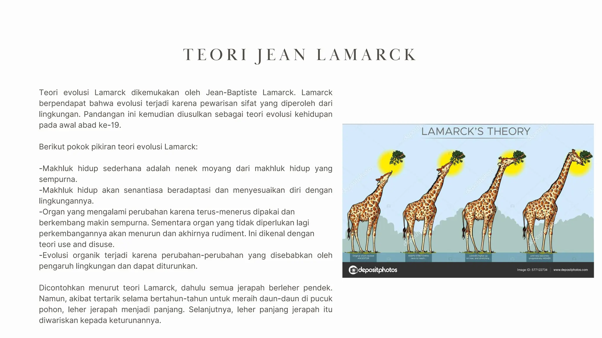 Evolusi untuk sebuah kelompok 1 ya gitu la | PPT