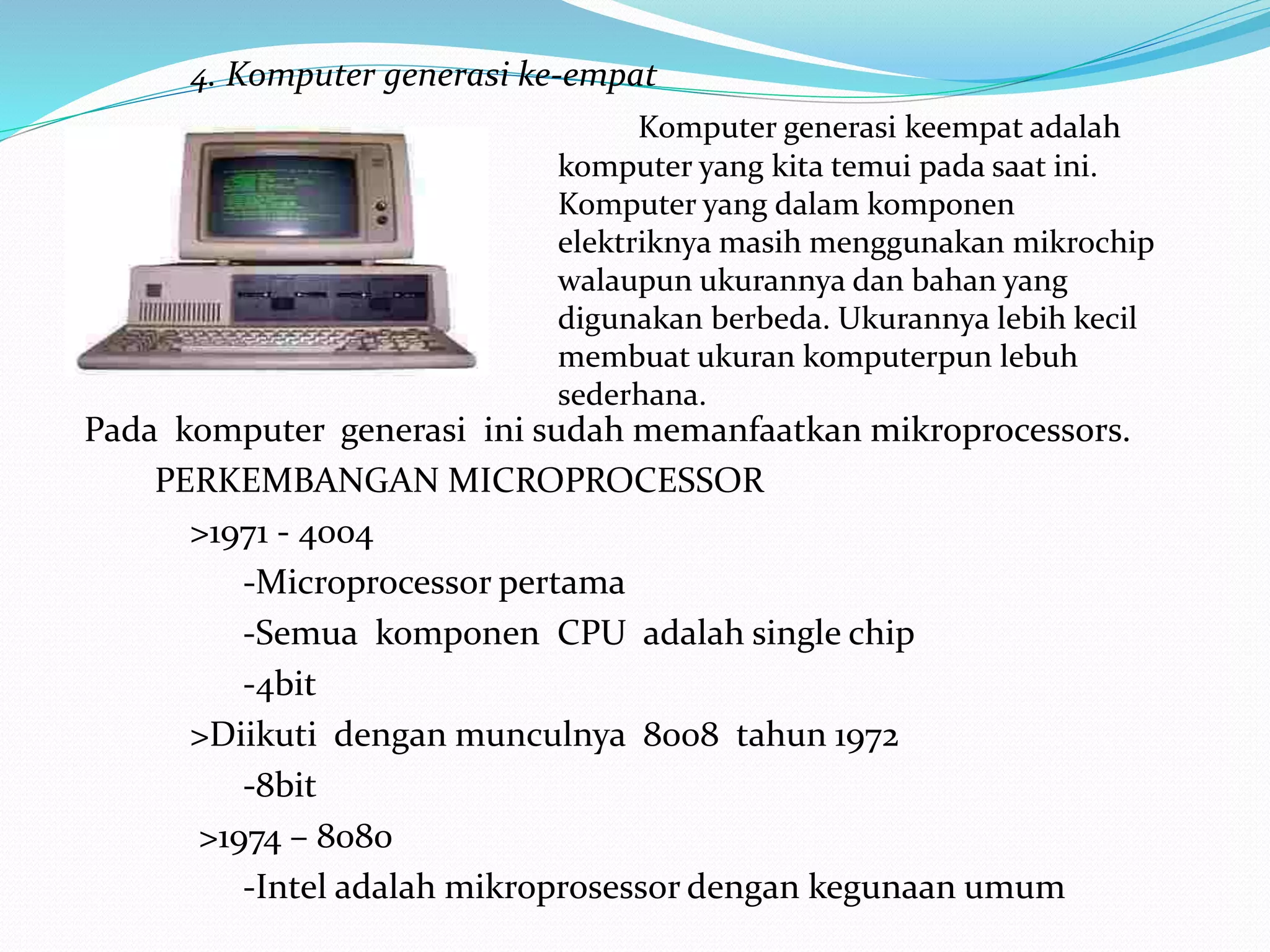 Evolusi kinerja komputer | PPTX