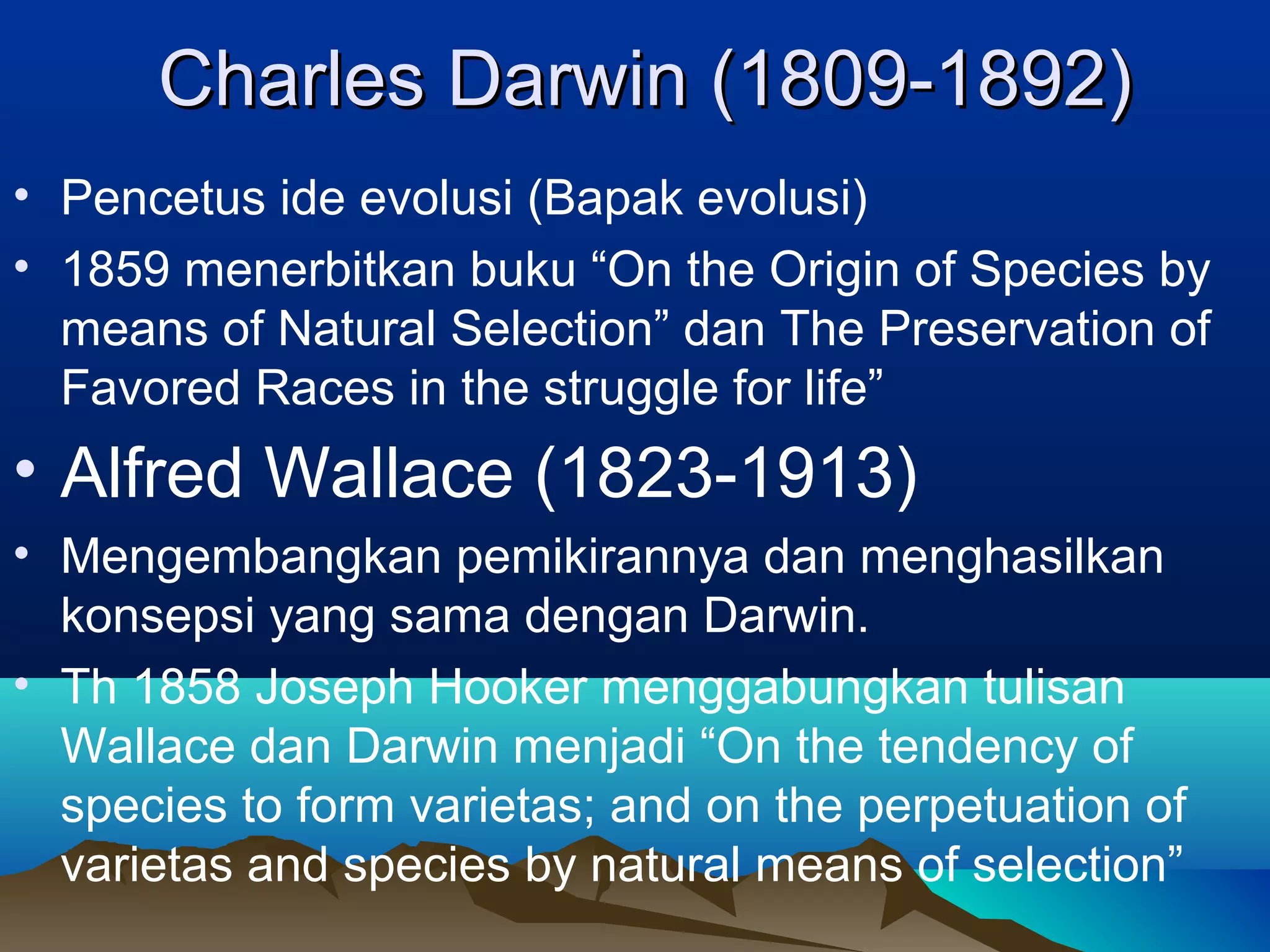 Evolusi Sebelum Darwin | PPT