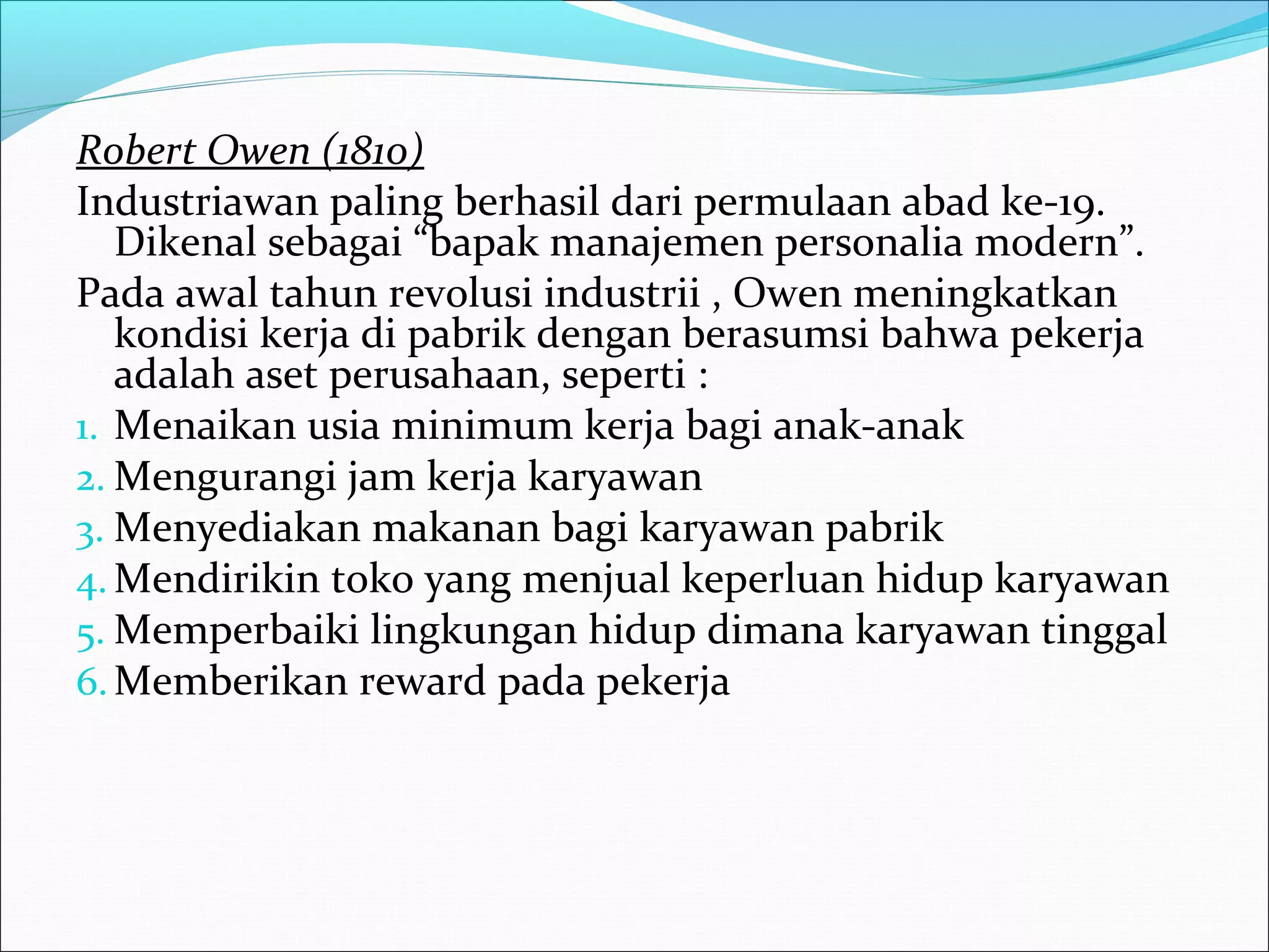 Evolusi Teori Manajemen | PPT