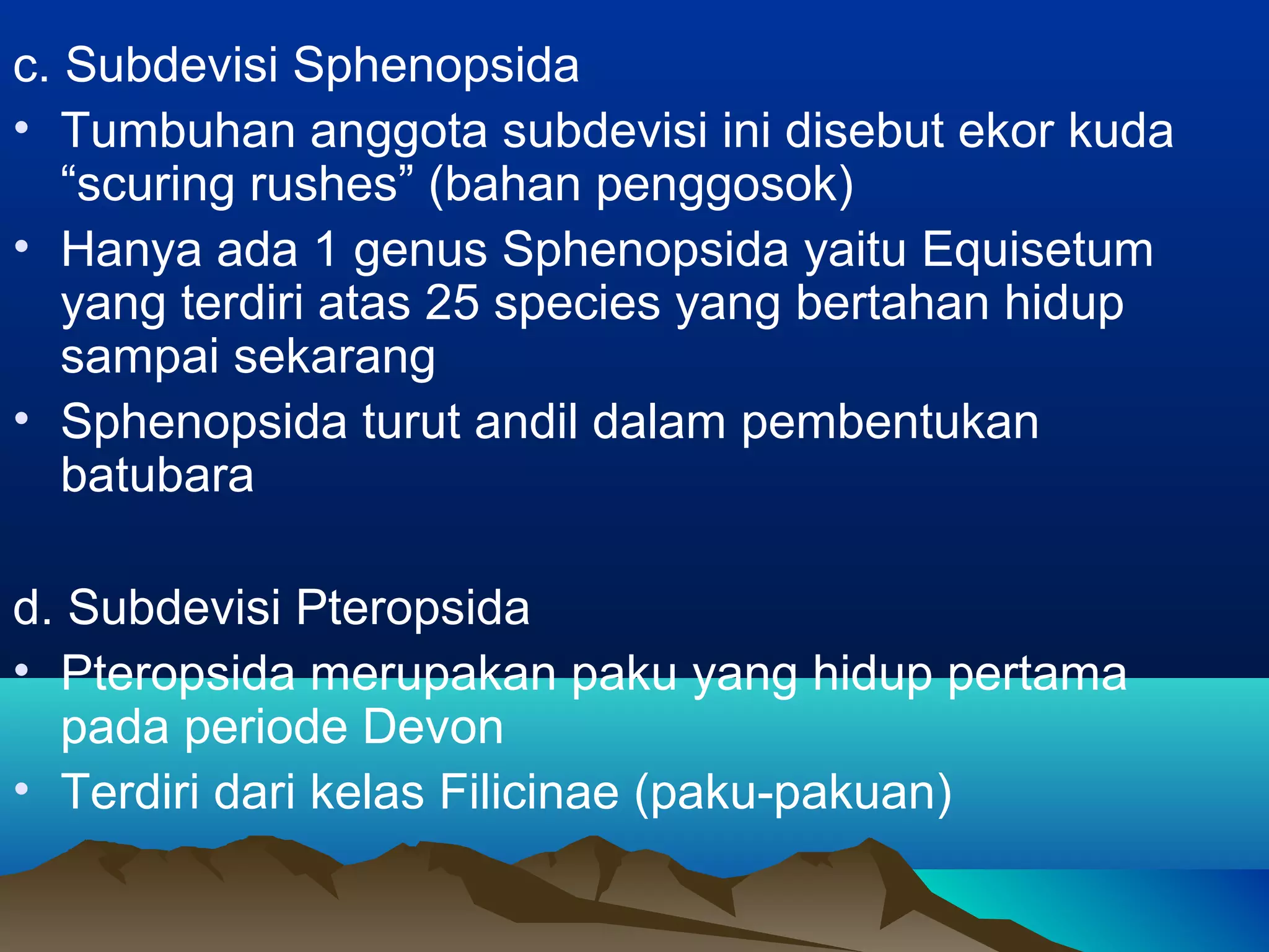 Evolusi Tumbuhan | PPT