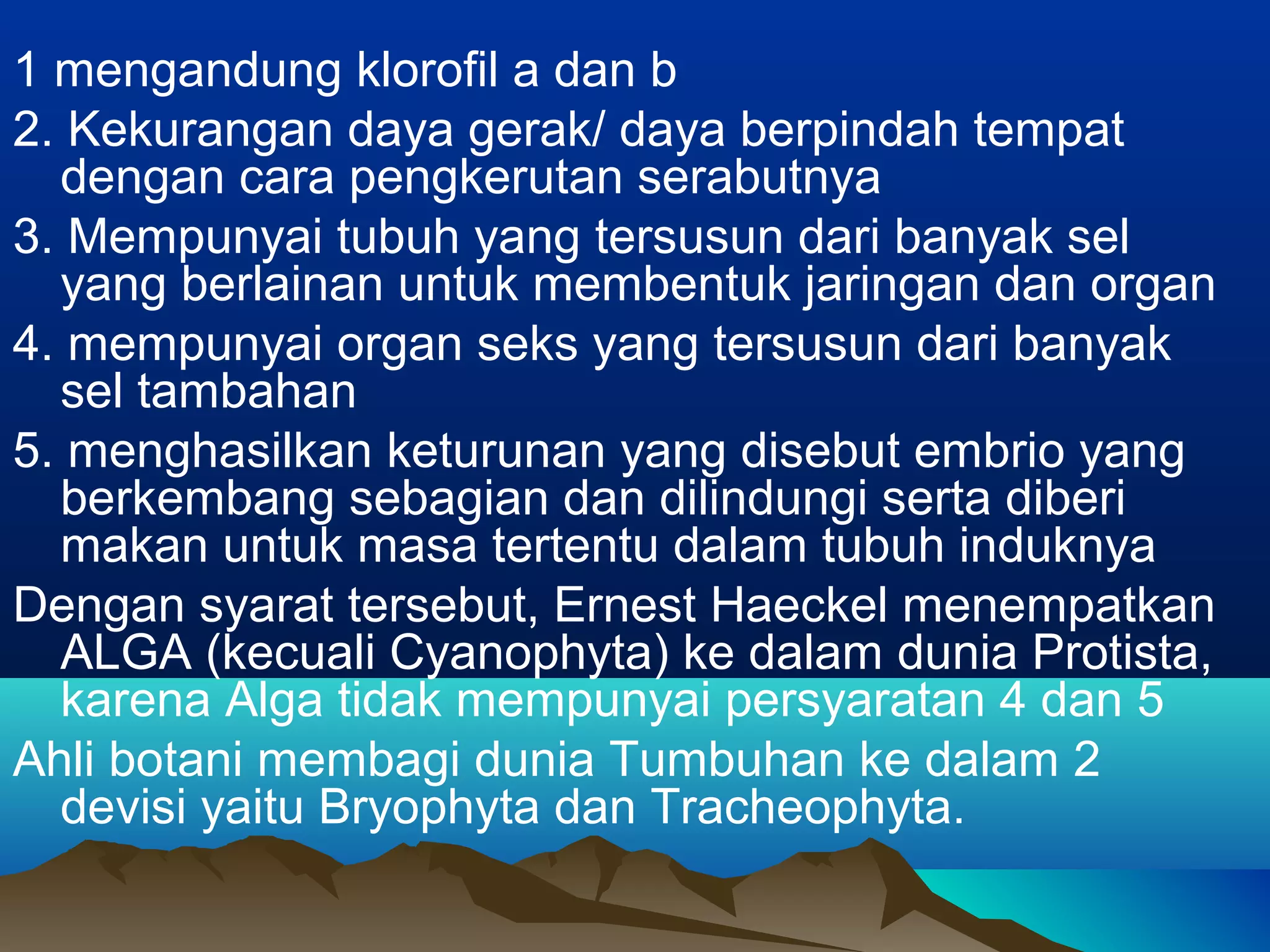 Evolusi Tumbuhan | PPT