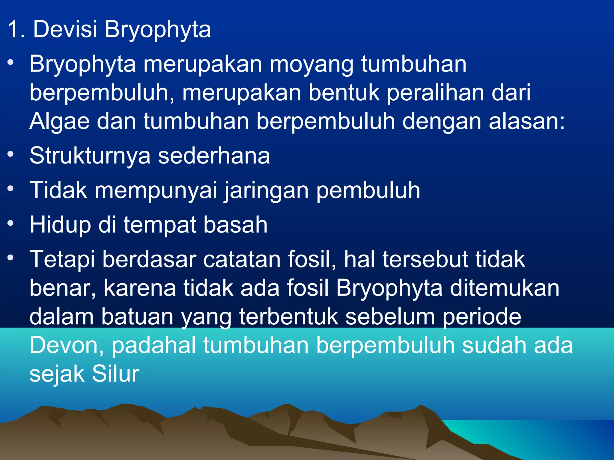 Evolusi Tumbuhan | PPT