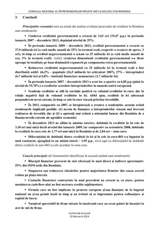 Evolutia creditarii in Romania 2007 2013 | PDF