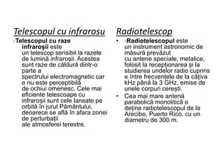 Evolutia telescoapelor | PPTX