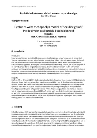 Evolutie en natuurkunde | PDF