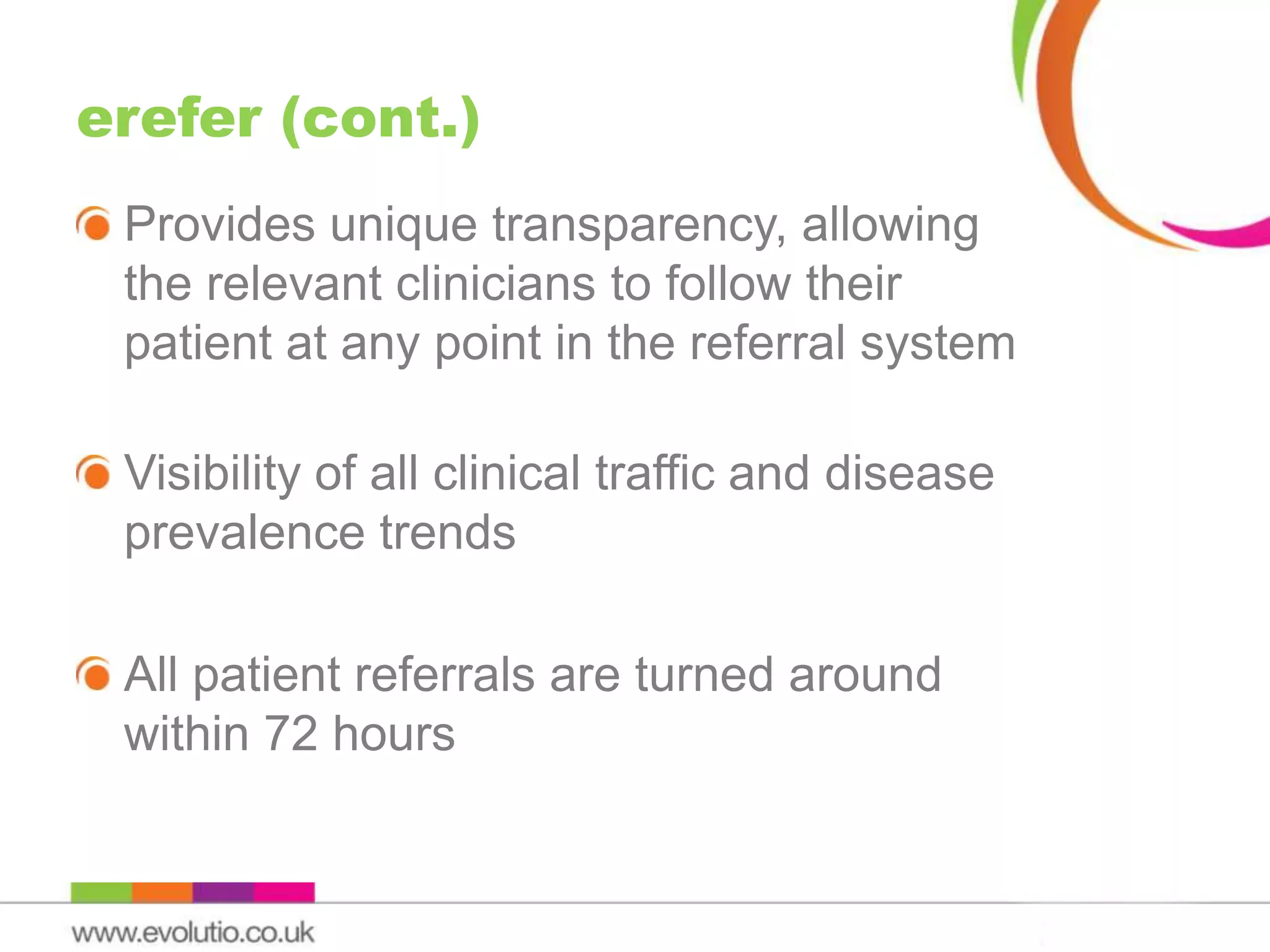 Evolutio Referral Management | PPTX
