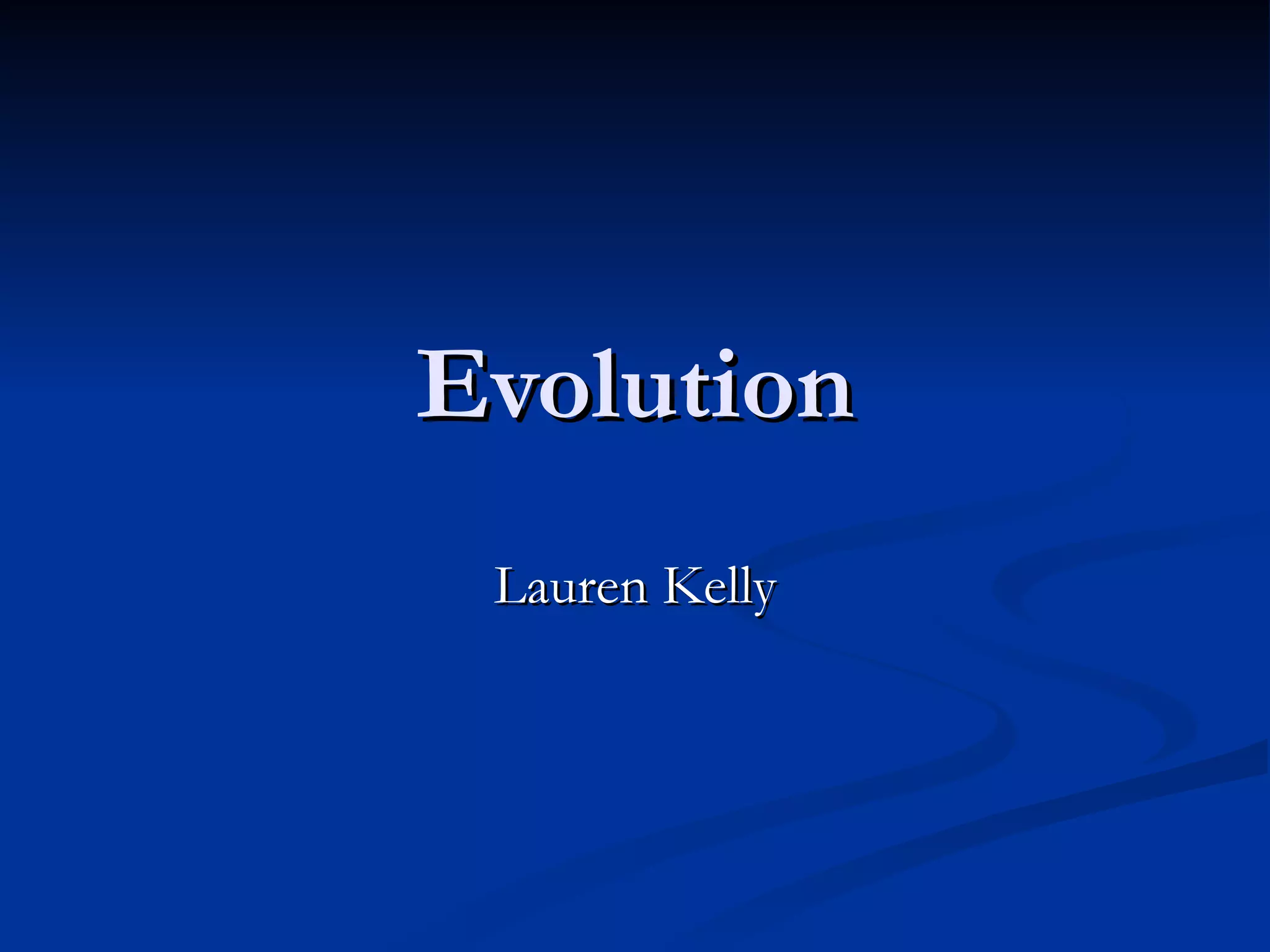 Evolution | PPT
