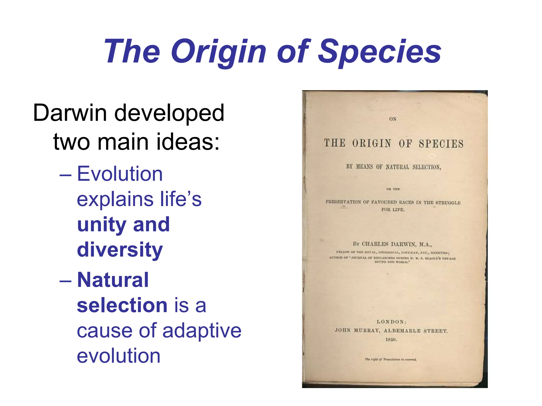 The history of evolution theory of darwi | PPT