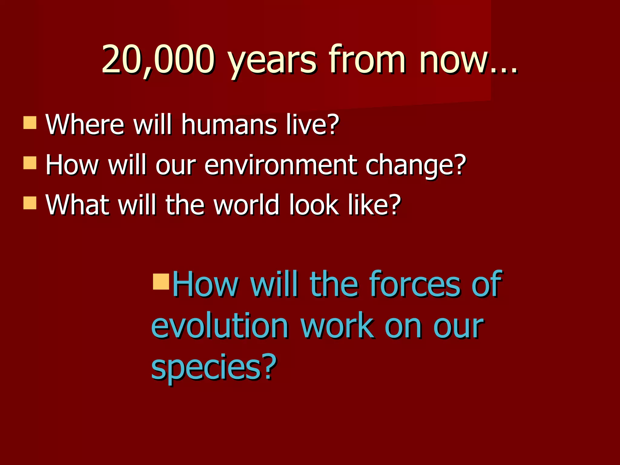 Evolution | PPT