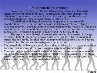 Evolution | PPT