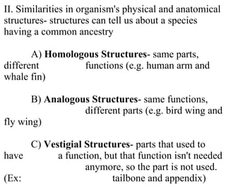 Evolution Study Guide | PPT
