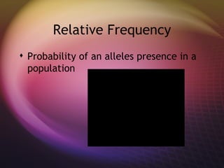 Point Quarter Sampling | PPT | Genetics | Science