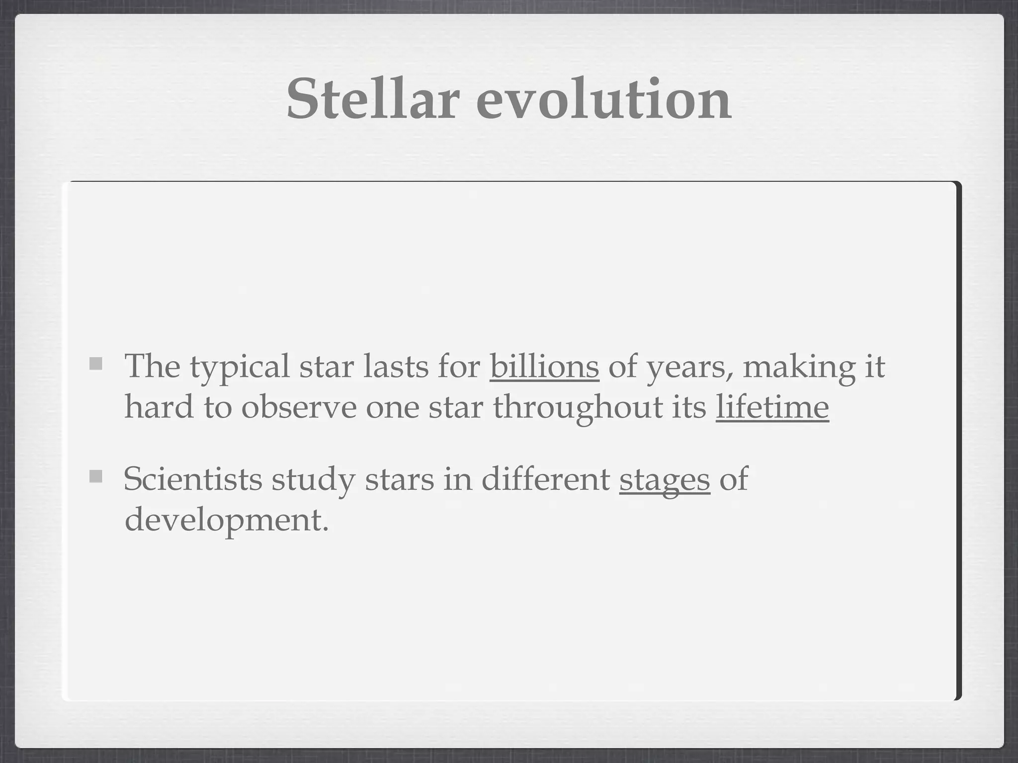 7.2 characteristics and evolution of stars | PPT