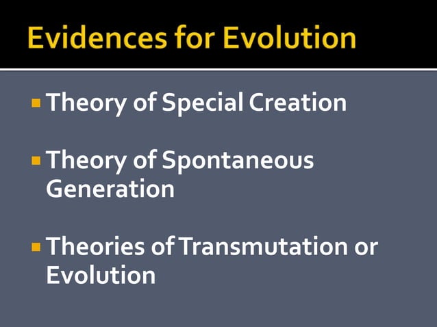 Evolution-summary | PPT