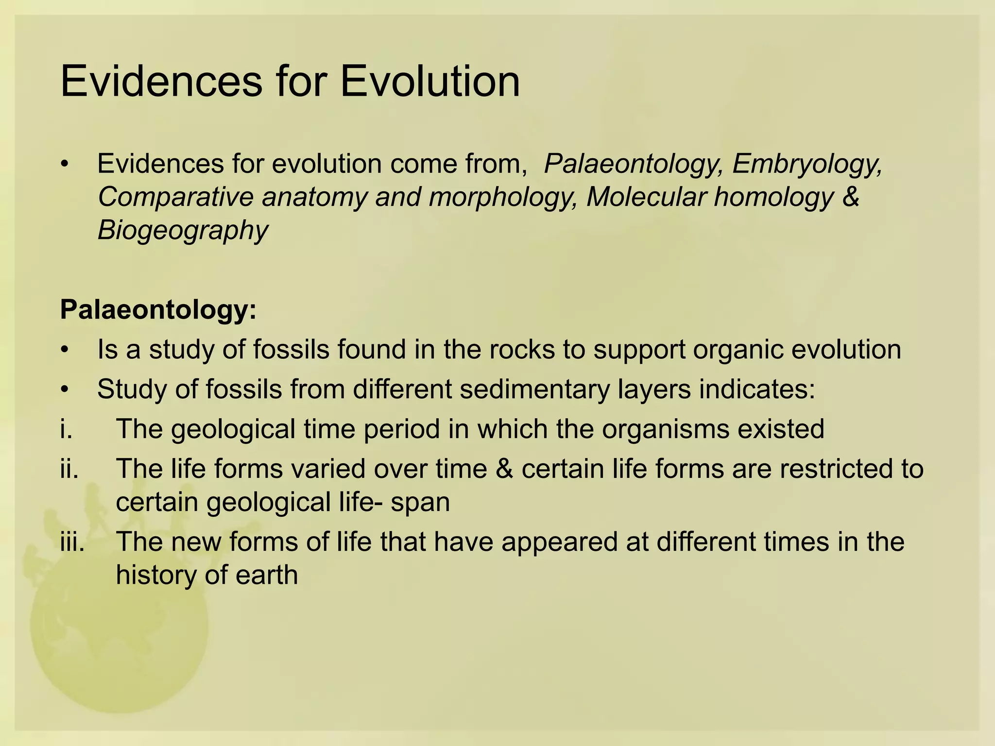 Evolution, Grade 12 | PPTX