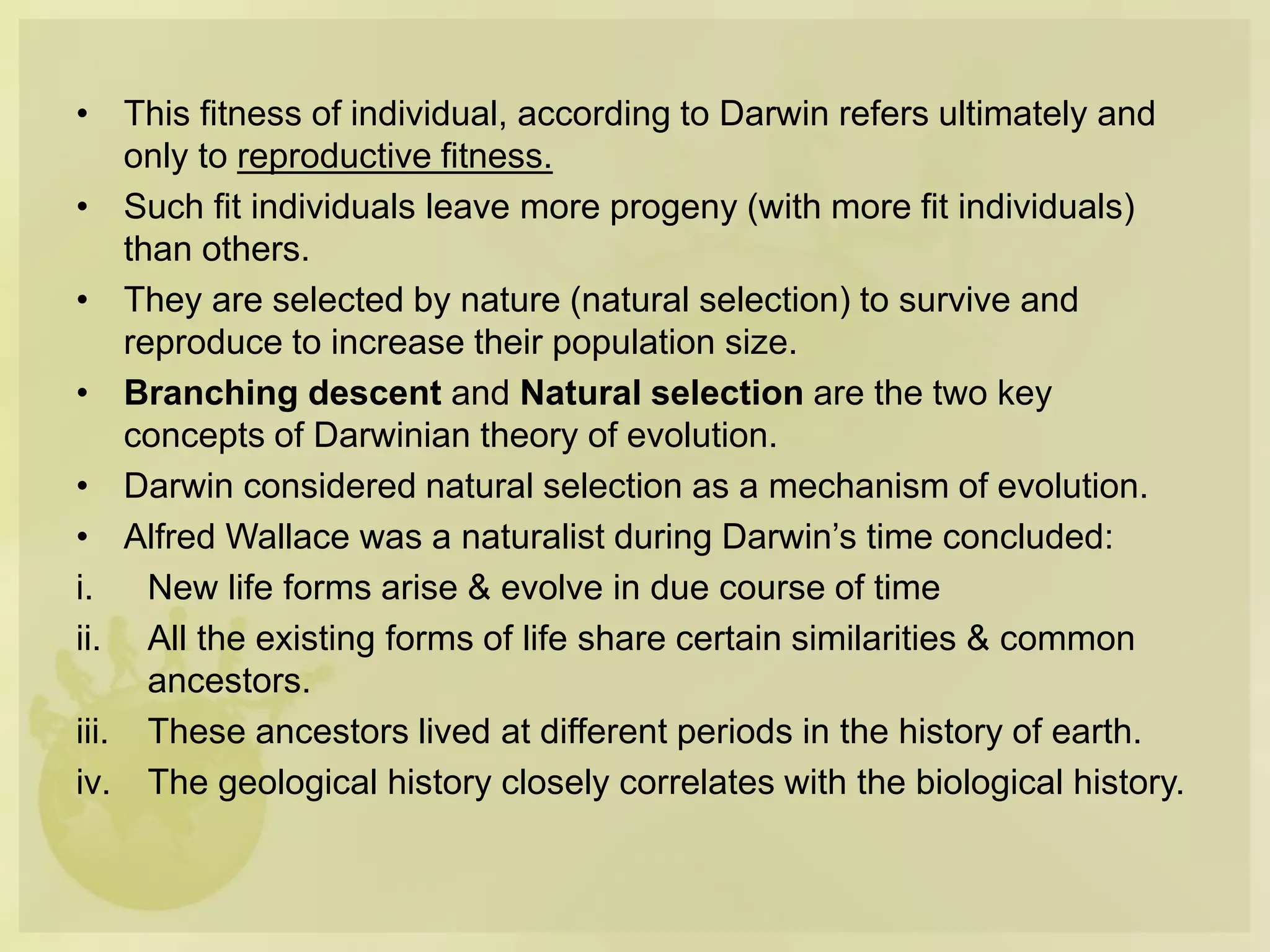 Evolution, Grade 12 | PPTX