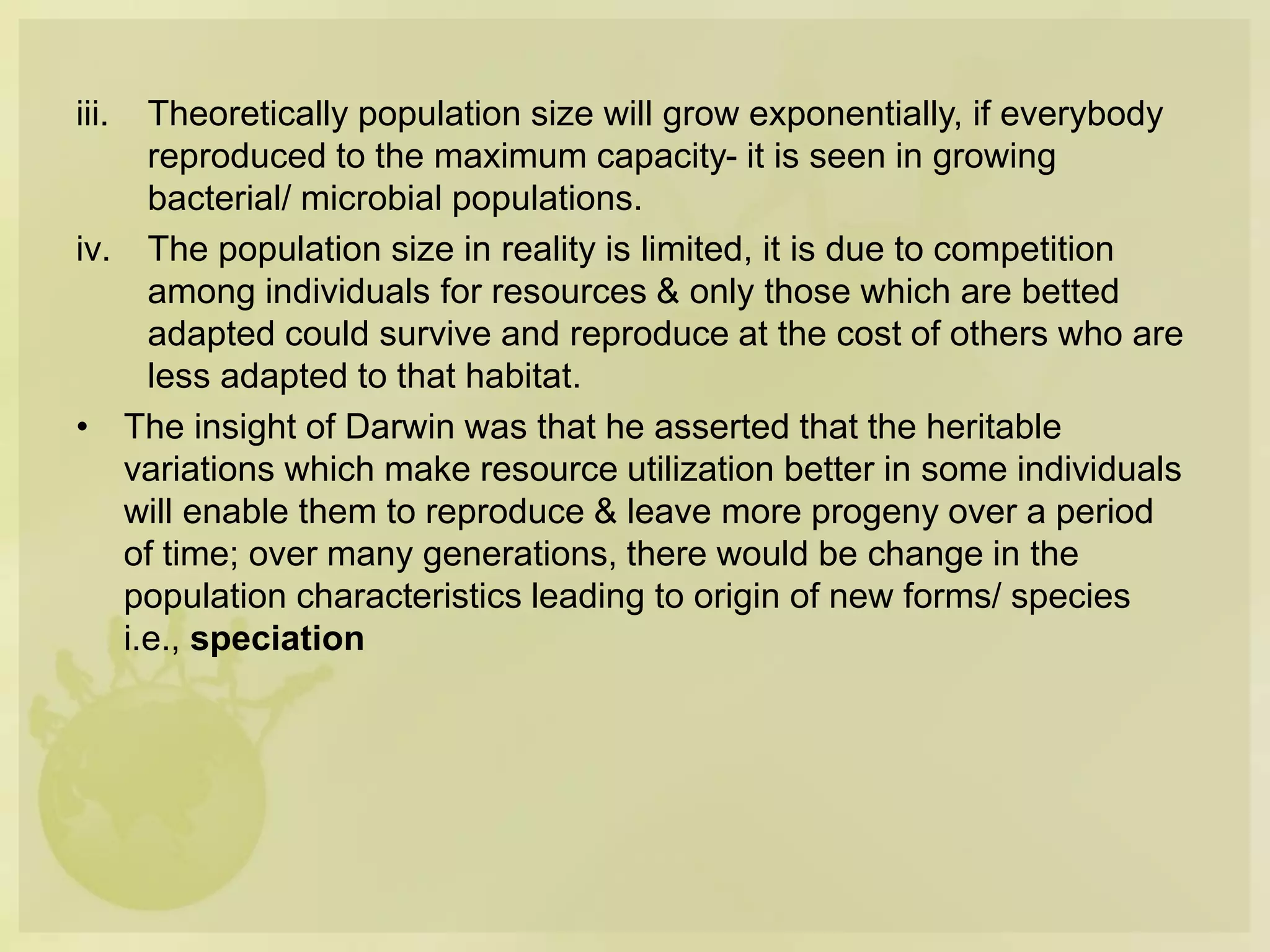 Evolution, Grade 12 | PPTX