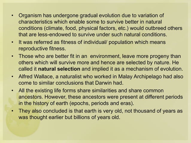Evolution, Grade 12 | PPTX | Biological Sciences | Science
