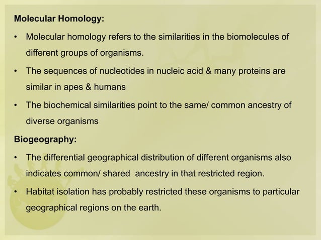 Evolution, Grade 12 | PPTX | Biological Sciences | Science
