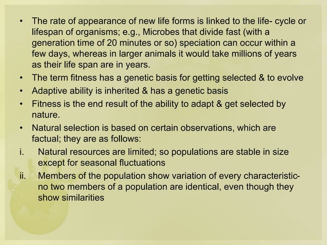 Evolution, Grade 12 | PPTX | Biological Sciences | Science