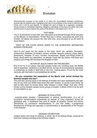 Evolution | PDF