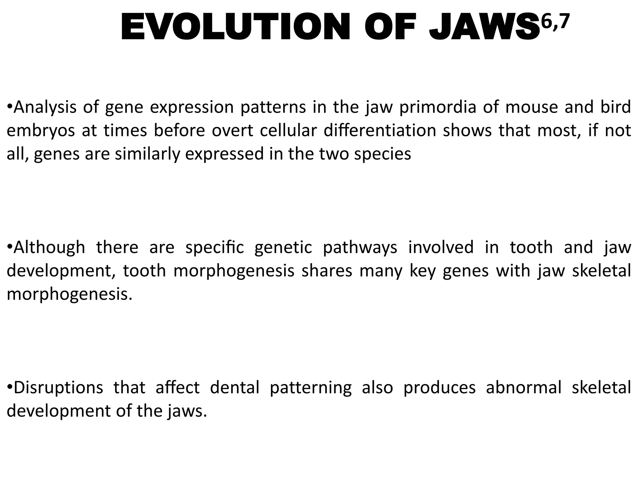 Evolution of jaws and tmj | PPTX