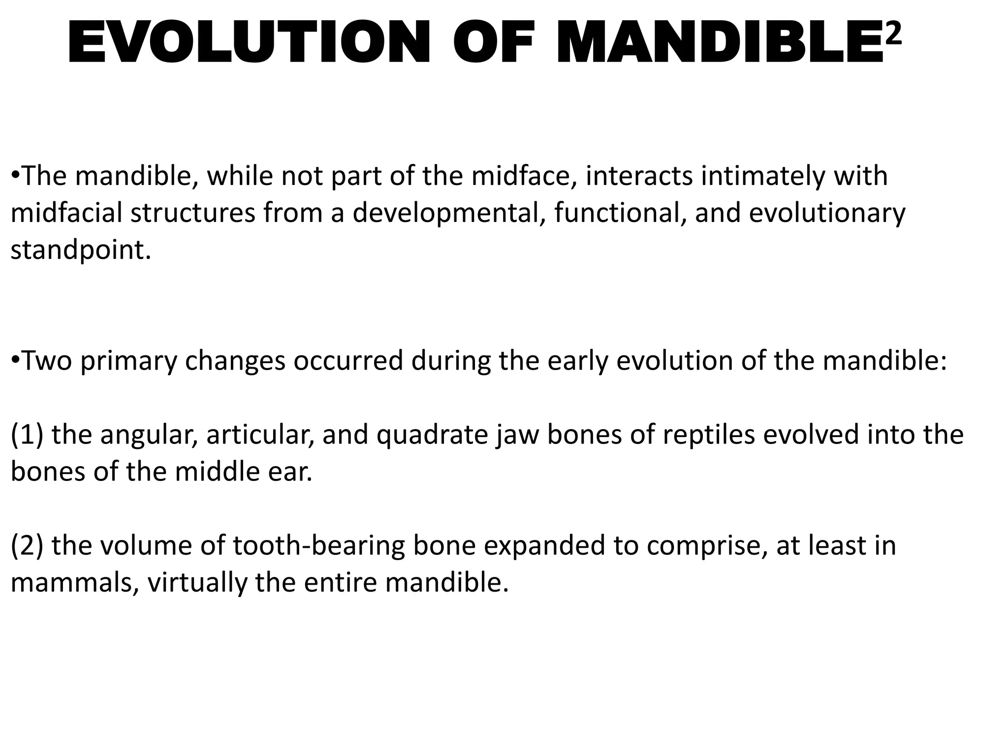Evolution of jaws and tmj | PPTX