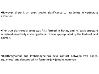 Evolution of jaws and tmj | PPTX