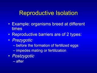 Evolution and speciation in life sciences | PPT