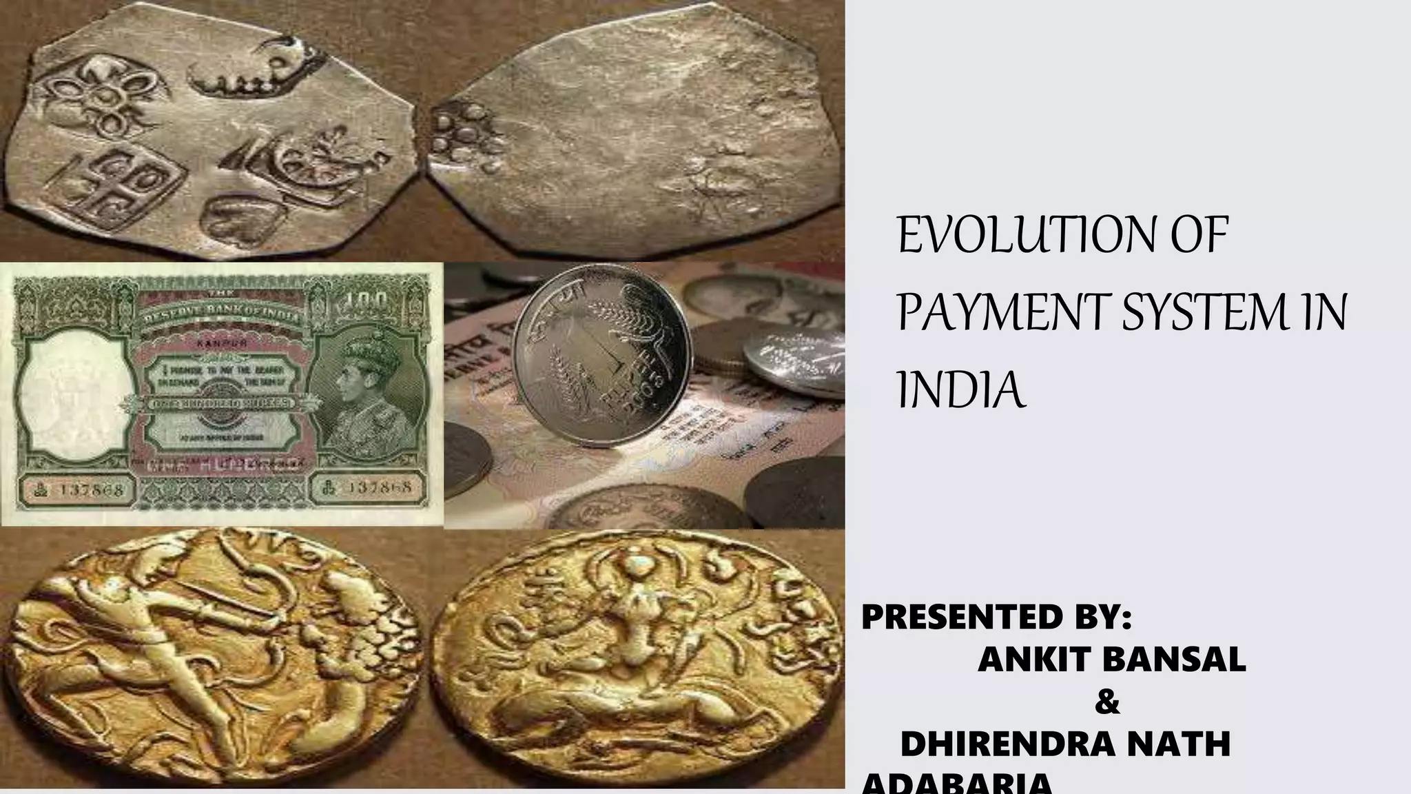 Evolution of payment system in india | PPTX