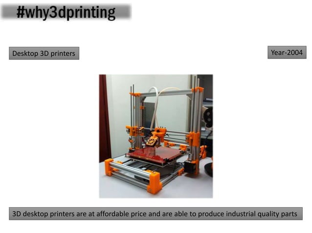 Evolution of 3D Printers | PPTX