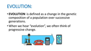 MECHANISM EVOLUTION | PPTX | Genetics | Science