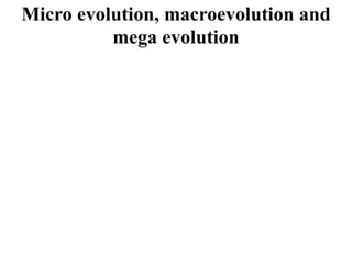 EVOLUTION, darwin, natural selection, types of evolution | PPT